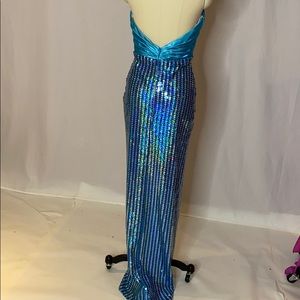 Tiffany Designs | Dresses | Aqua Prom Gown | Poshmark